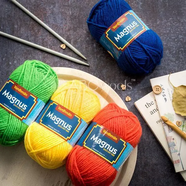 Experience Winter Comfort with Vardhman Magnus Wool Yarn